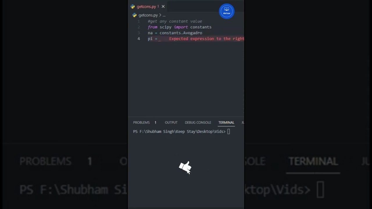 find any constant value using python #shorts #short