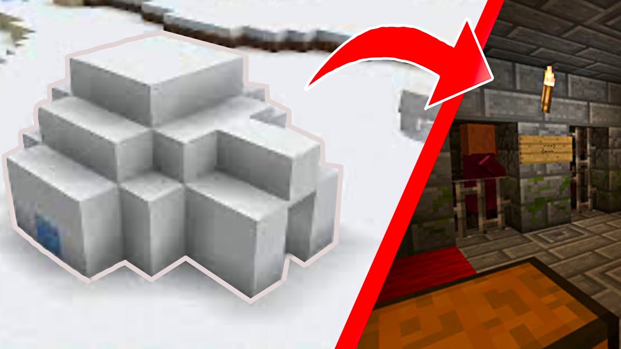 IGLOO BASEMENT TUTORIAL! (Minecraft 1.19 Survival)
