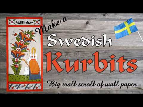 Swedish Kurbits Painting 4 Vallflickan