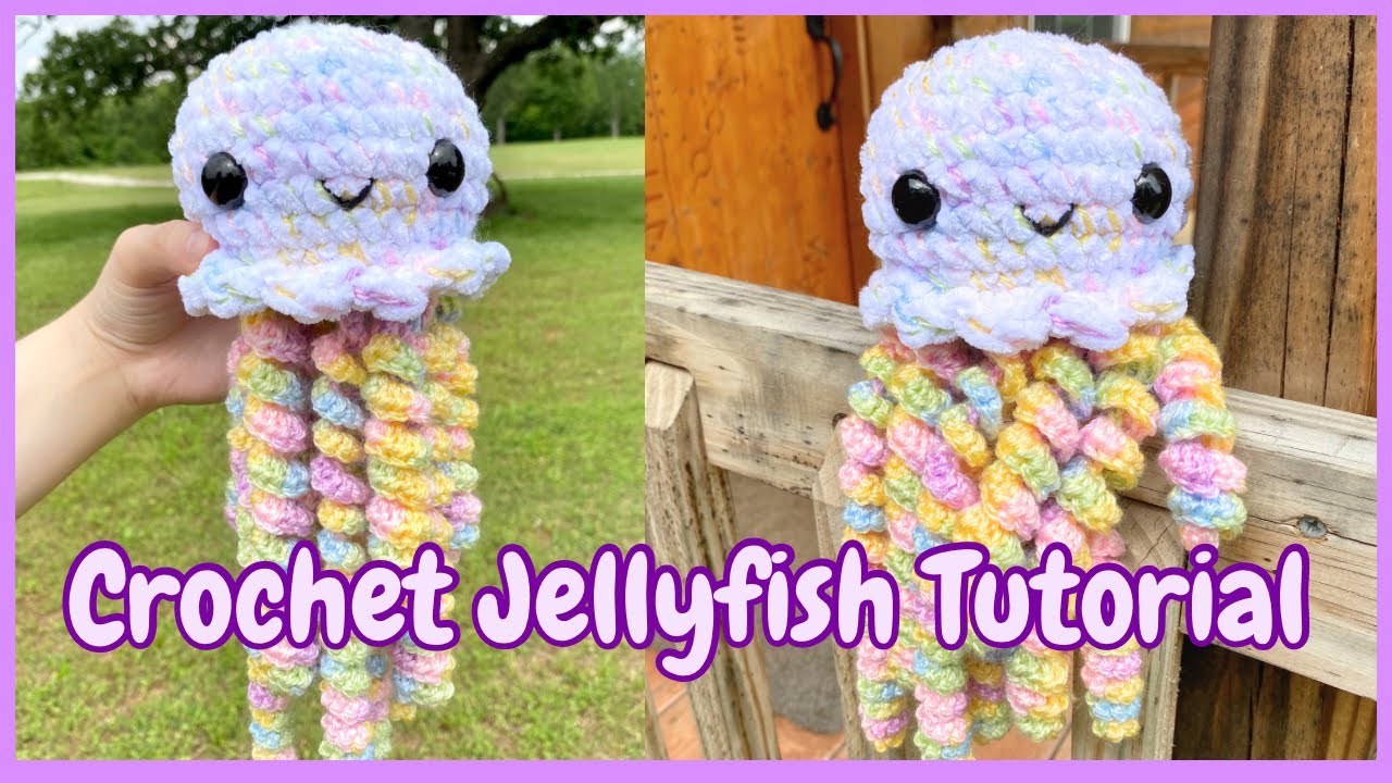How to Crochet a Fun Jellyfish Amigurumi Plushie | Crochet Tutorial