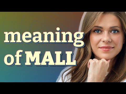 Mall | meaning of Mall