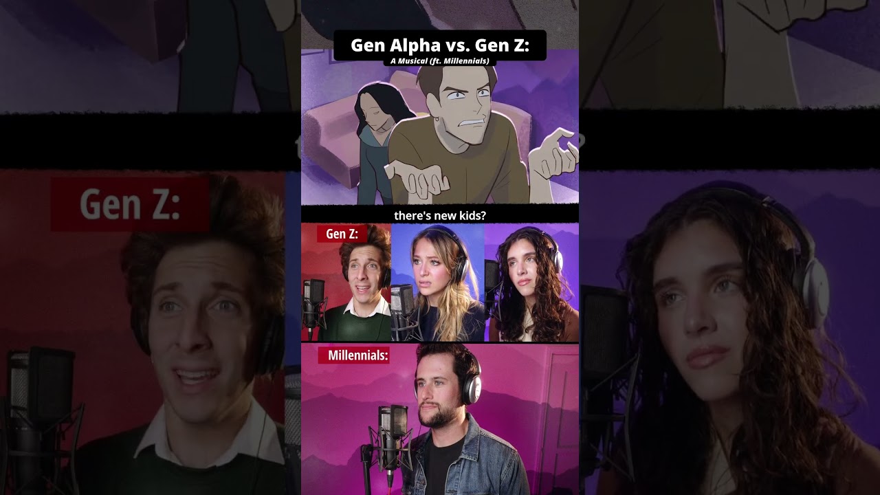 Gen Alpha is COMING!😱 End of an era?!📉 Recording: Gen Z Villain ANIMATIC MUSICAL (OUT NOW)