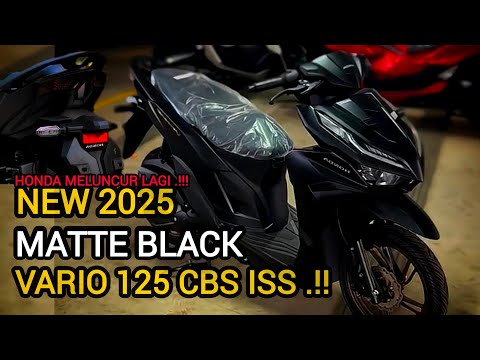 VARIO 125 CBS ISS 2025 VARIAN MATTE BLACK