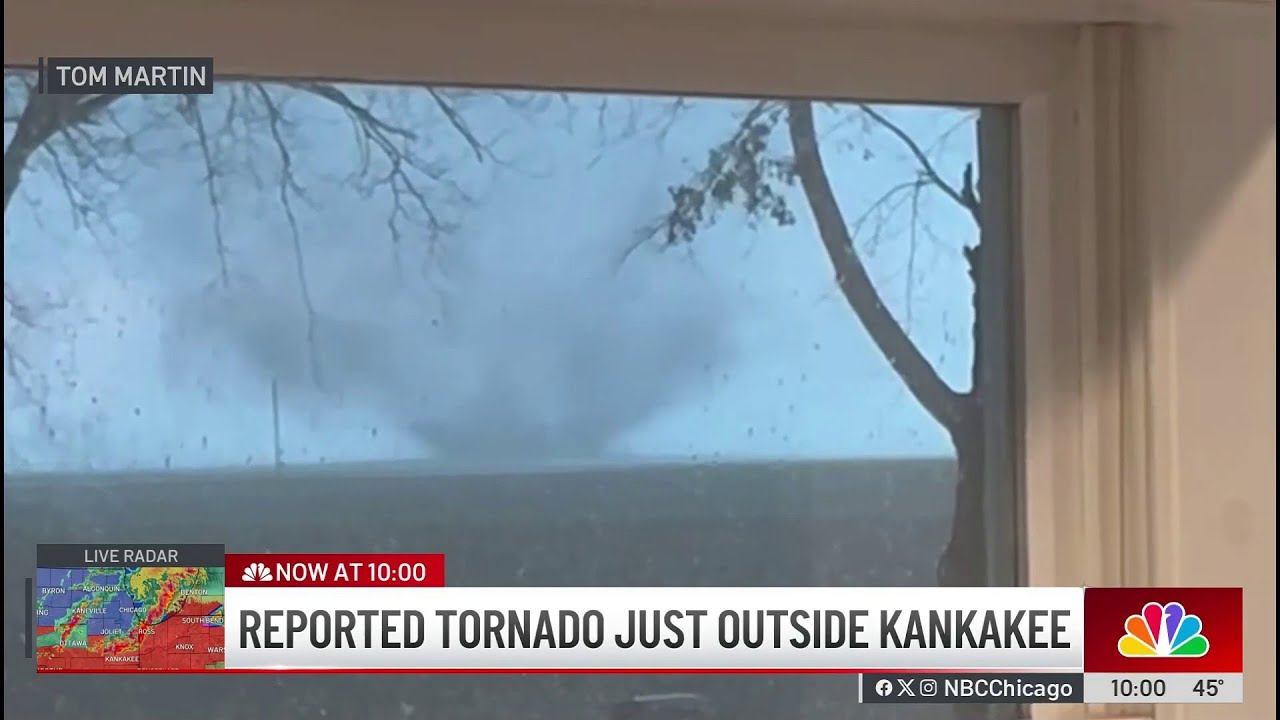Destructive tornado, hail storm, flash flood over Illinois and parts of Indiana | FULL TEAM COVERAGE