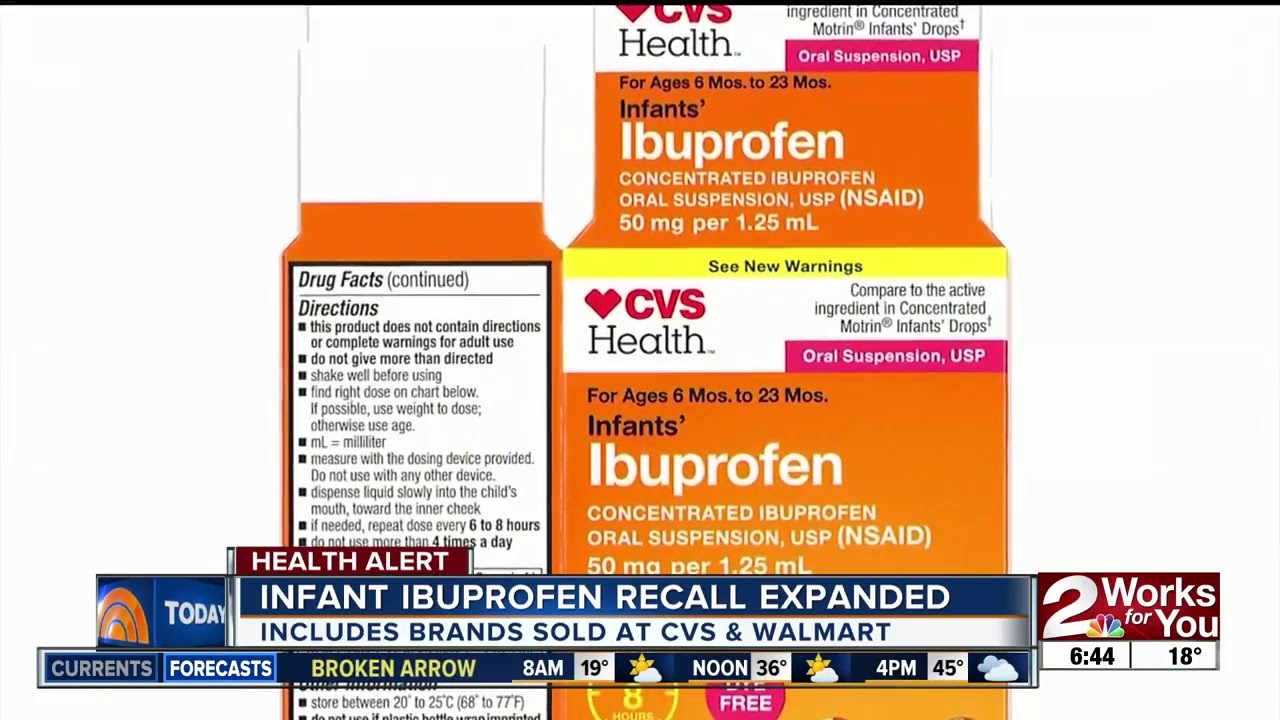 Infant ibuprofen recall expanded