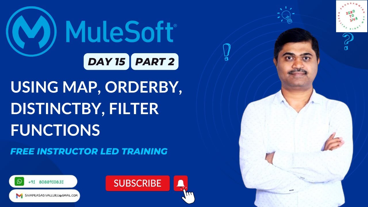 Mastering Data Transformation in MuleSoft: A Guide to Map, OrderBy ...