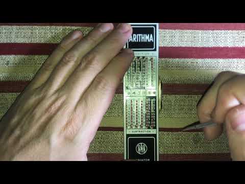 Calculadora mecánica Arithma de addiator