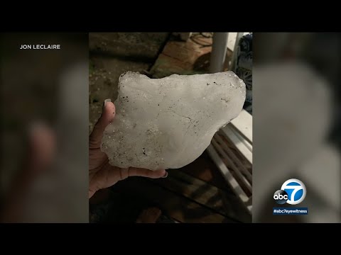 Big Bear couple shocked after large chunk of ice falls from sky, slams through their roof