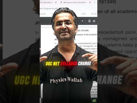 BIG UPDATE - UGC NET 2025 Syllabus Changed!