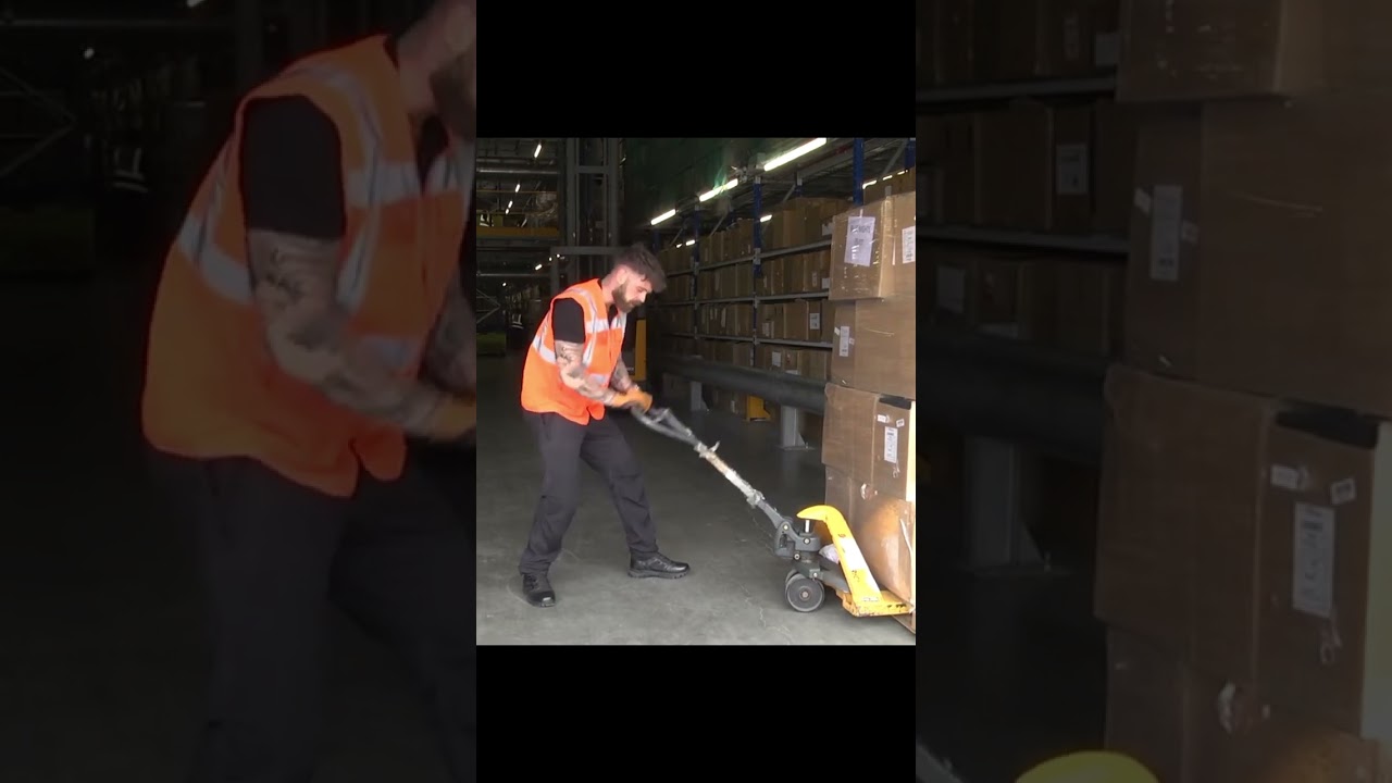 Moving a Pallet Truck - Manual Handling