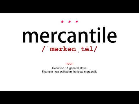 How to pronounce mercantile - Vocab Today