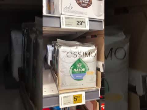 Tassimo coffee price in Canadian supermarket