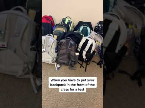 Backpack For Test tiktok sarahschief