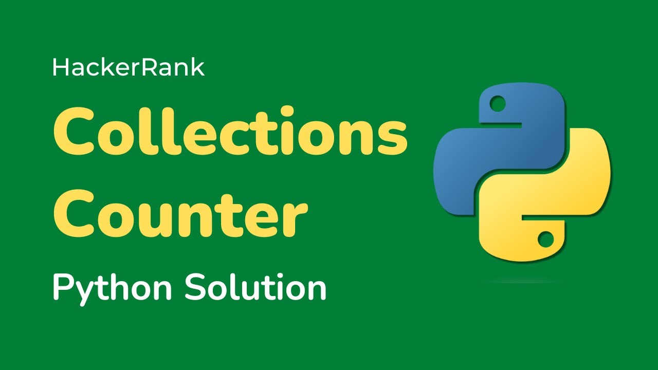 Python HackerRank Solutions: collections.Counter()