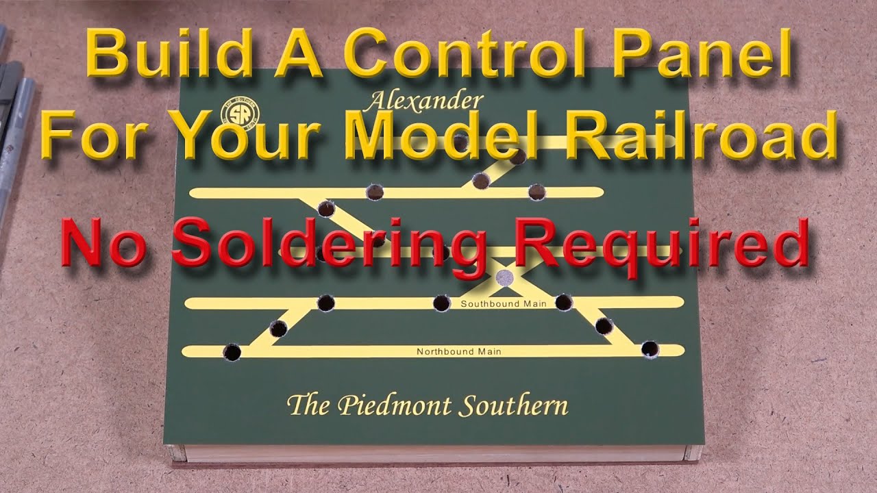 Build A Control Panel For Your Model Railroad Pt1 (401)