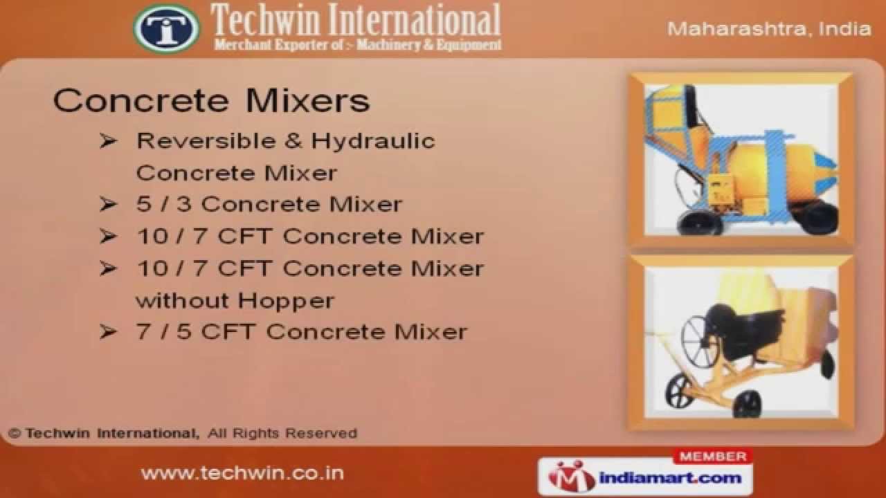 Construction Equipment by Techwin International, Mumbai