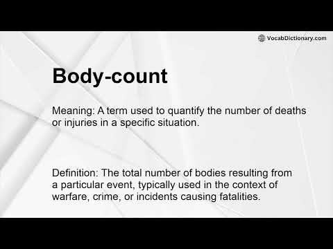 Body-count Meaning