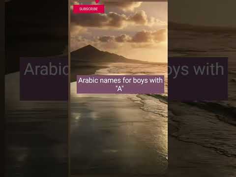 arabic names for boys with A/ #shorts #islamic #trending #names #arabic #most