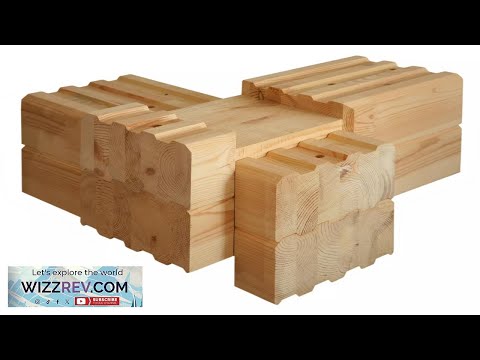 PREFAB LOG CABIN HOME KIT NATURAL WOOD 2600 ft² 241 m² Review