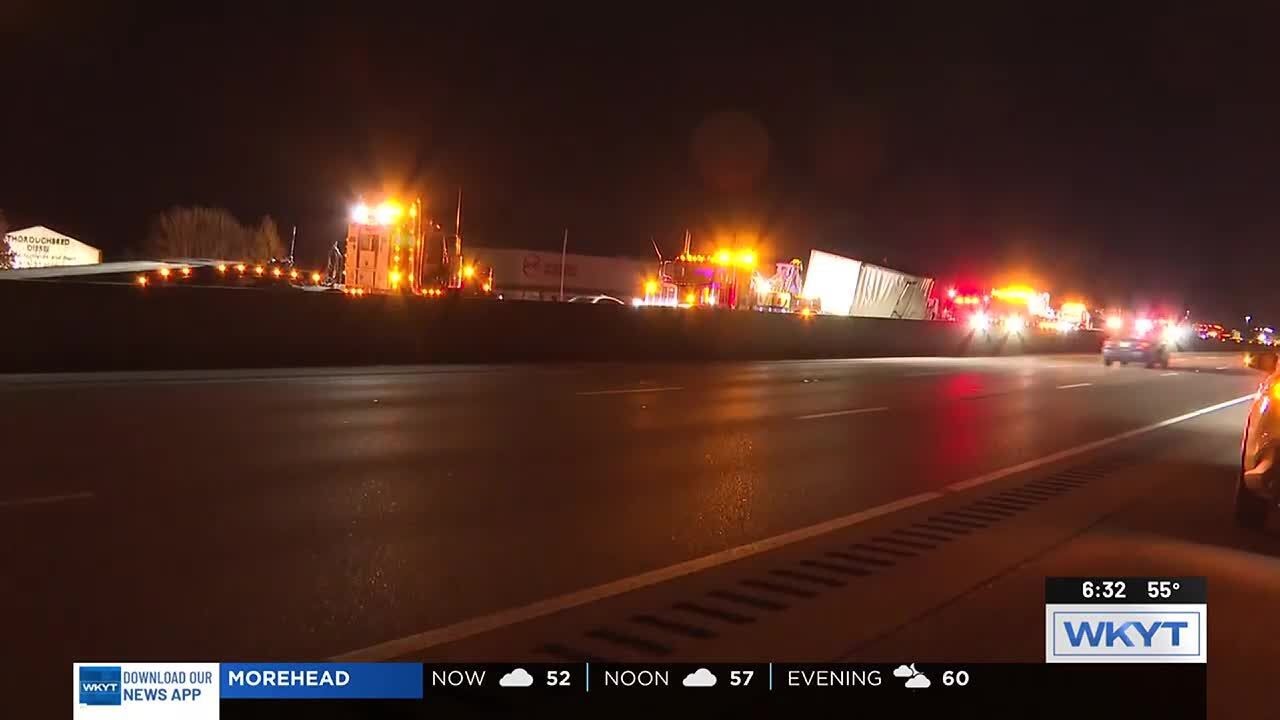 Crash causes backup on I-64