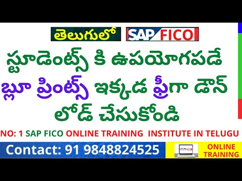 SAP FICO Business Blueprint - SAP FICO Online Training In Telugu Channel - SAP Tutorial in Telugu