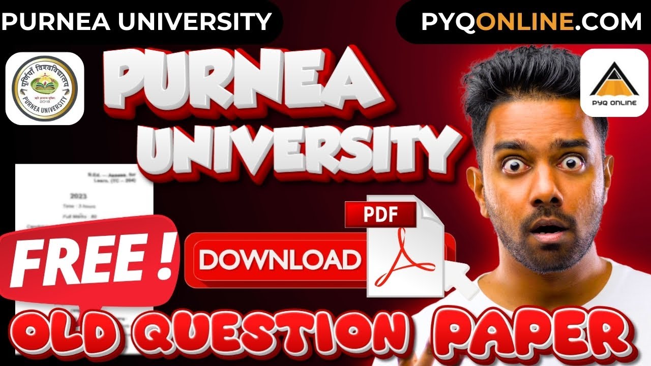 Purnea University free previous year question paper download l biharstudy.com