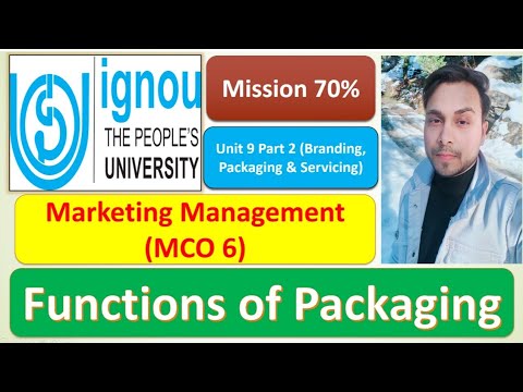 MCO 6 : FUNCTIONS OF PACKAGING : UNIT 9 PART 2 : MISSION 70% : EXAM EXPECTED TOPICS