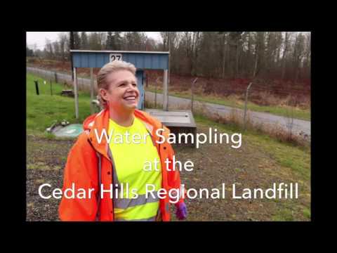 Water Sampling at the Cedar Hills Regional Landfill