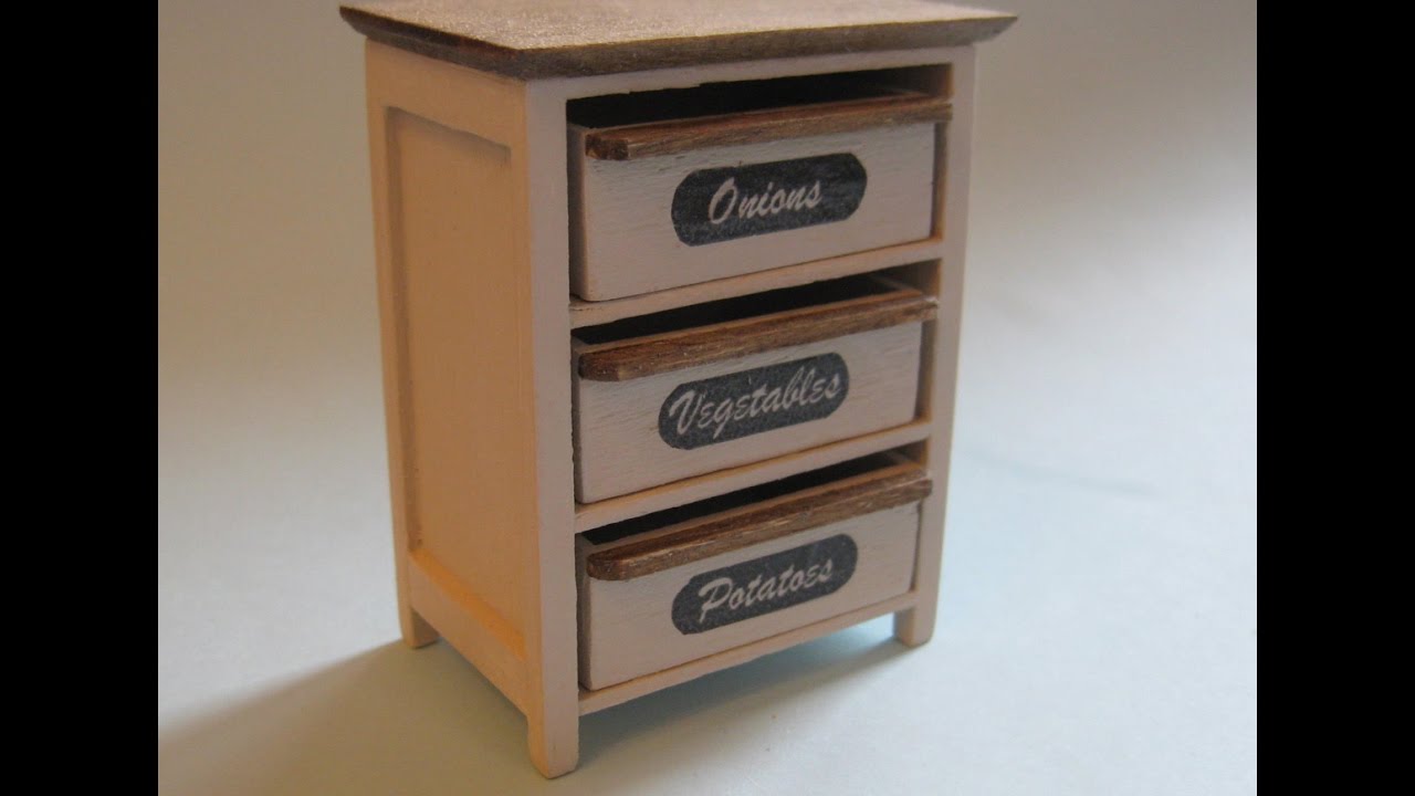 1/12th Scale Vegetable Storage Unit Tutorial
