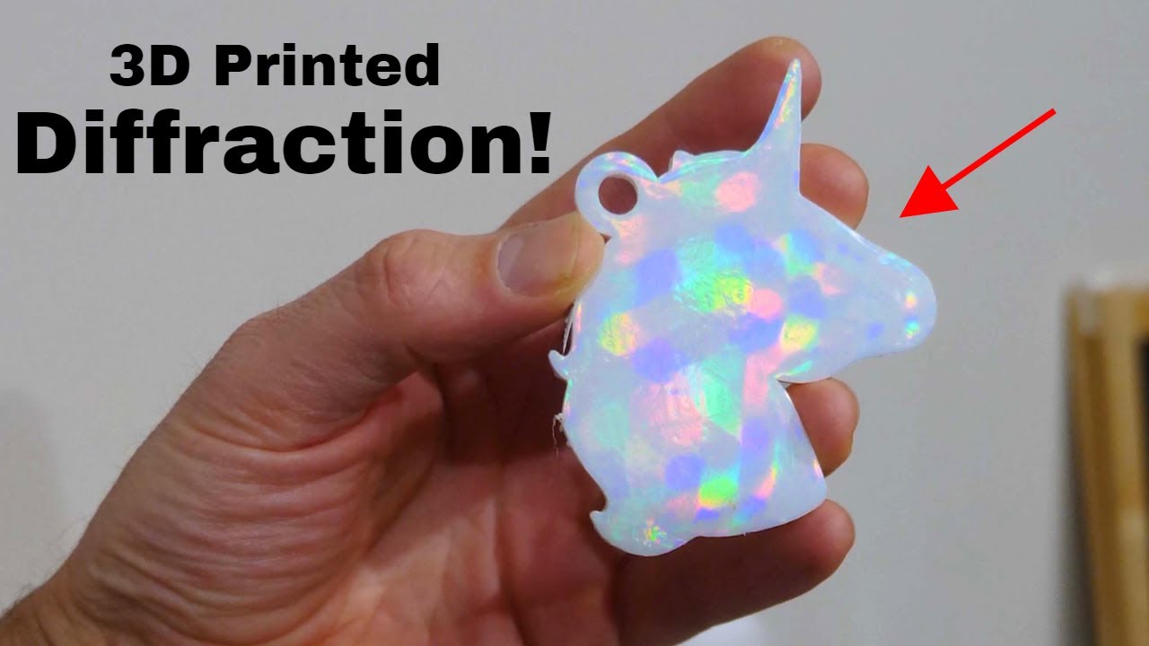 Is It Possible to 3D Print a Diffraction Pattern?