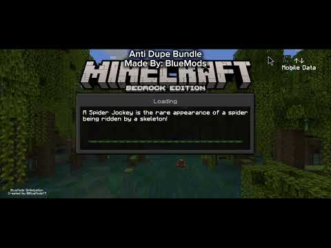 Anti Dupe Bundles in Minecraft Bedrock