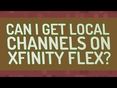 Can I get local channels on Xfinity Flex?