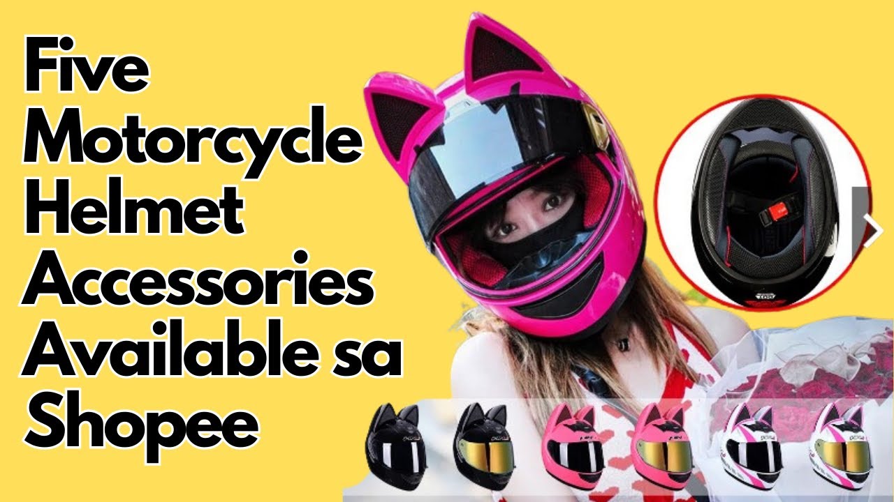 5 Motorcycle Helmet Accessories That You may Consider Buying on Shopee.ph