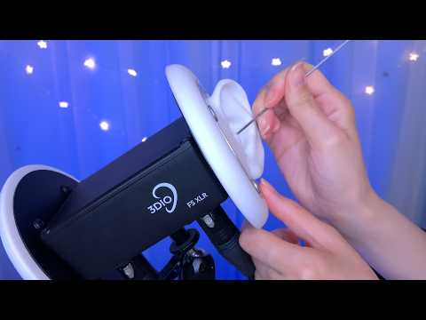 ASMR Realistic Ear Cleaning Before Sleep (No Talking) πͺ ear blowing, 3Dio / θ³γγ