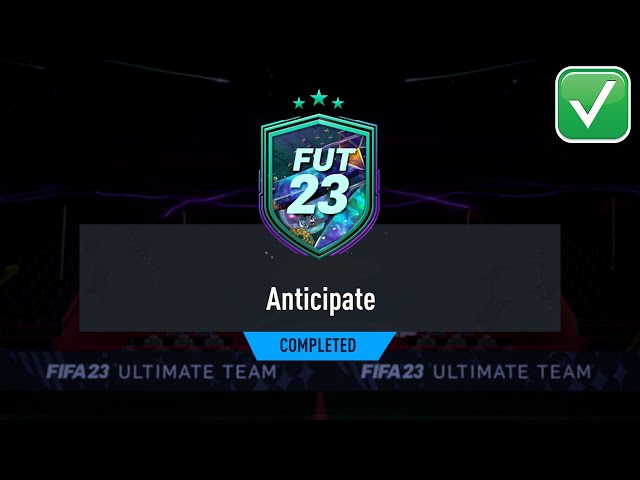 FIFA 23 Ultimate Team Anticipate SBC: How to complete, expected costs, and more