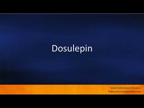 Pronunciation of the word(s) "Dosulepin".