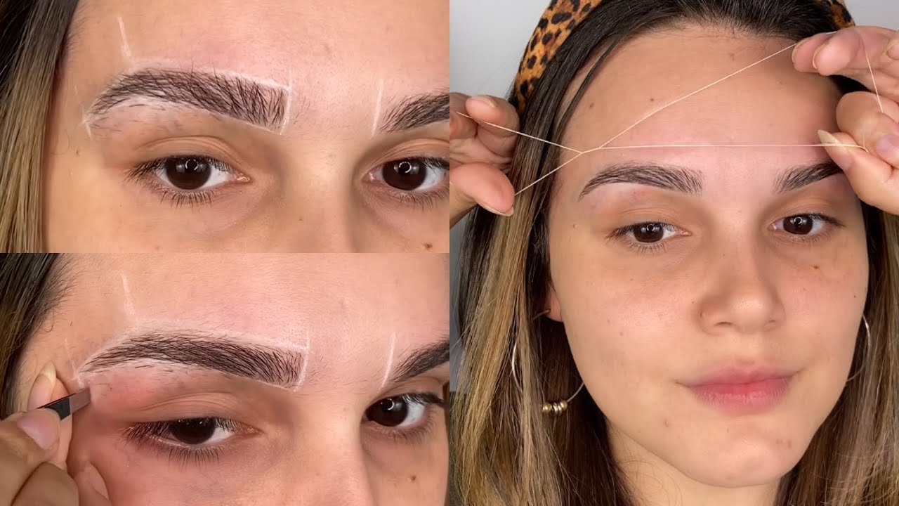 How to do your eyebrows yourself at home by Letícia Gomes