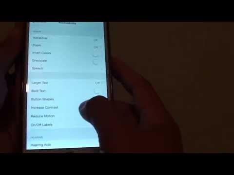 iPhone 6 Plus: How to Change Screen Contrast Color