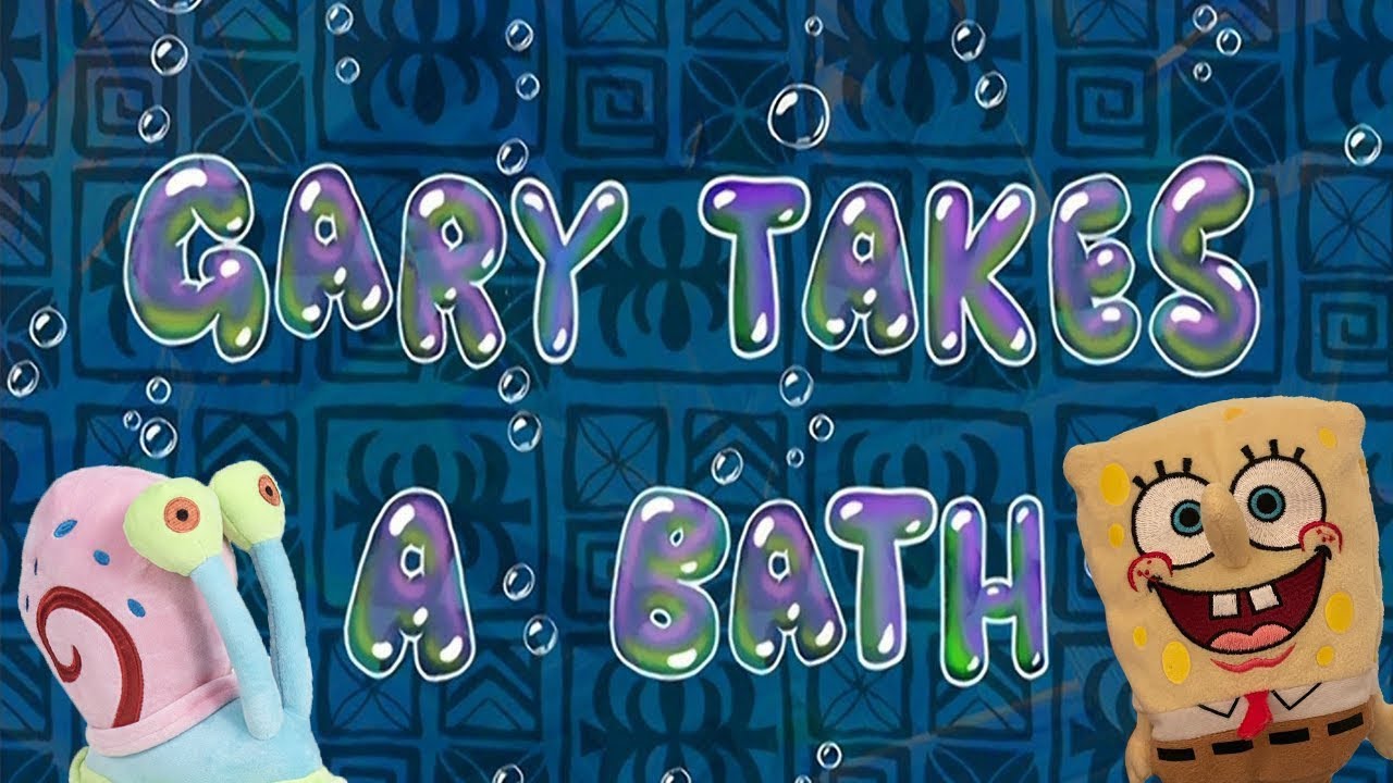Gary Takes a Bath (SpongeBob Plush Remake)