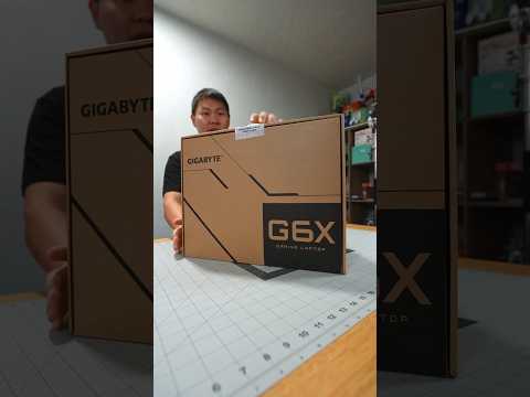 Gigabyte G6X Gaming Laptop Unboxing