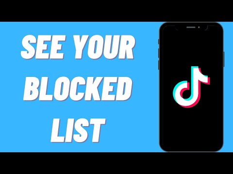 How To See Your Blocked List On TikTok