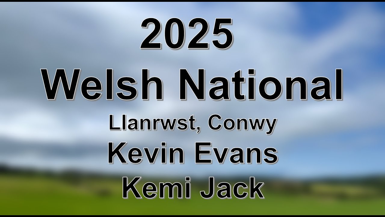Kevin Evans - Kemi Jack - 2025 Welsh National Sheep Dog Trials