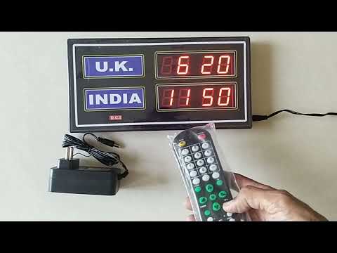 World Time Clock: 2 zone