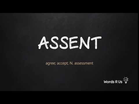 How to Pronounce ASSENT in American English
