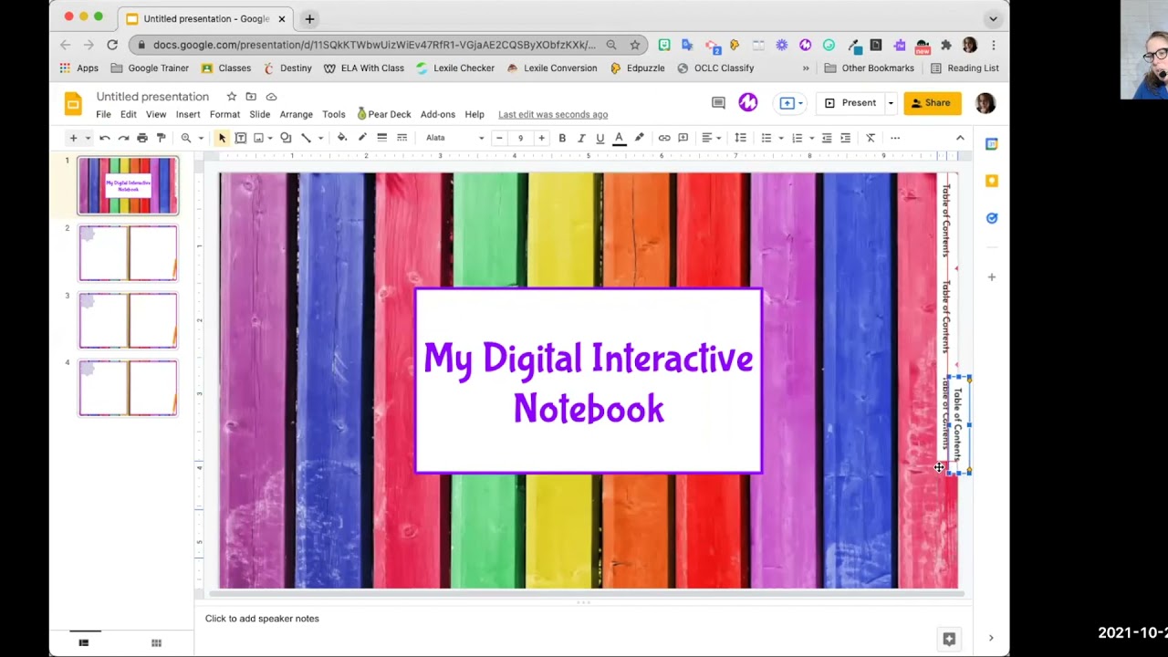 Digital Interactive Notebooks 2 - Setting up your Notebook