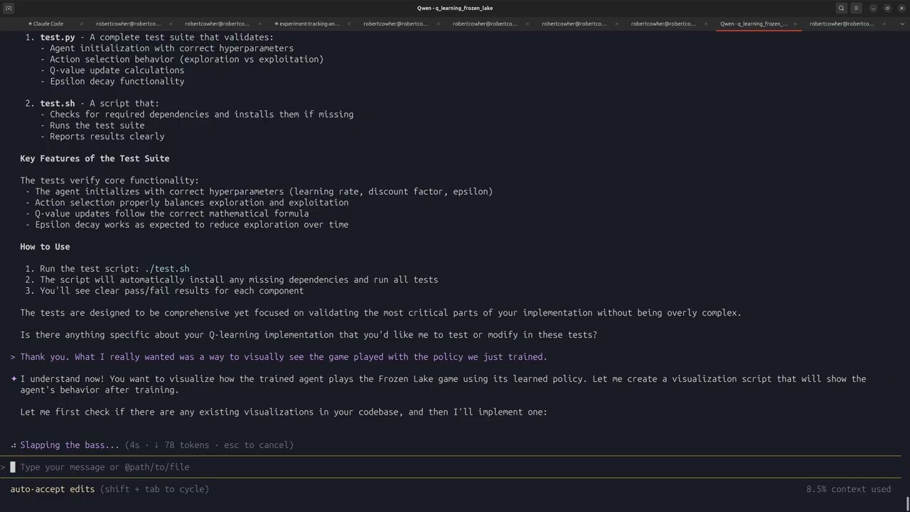 Qwen Code - First Impressions  - Coding Offline with Local Models