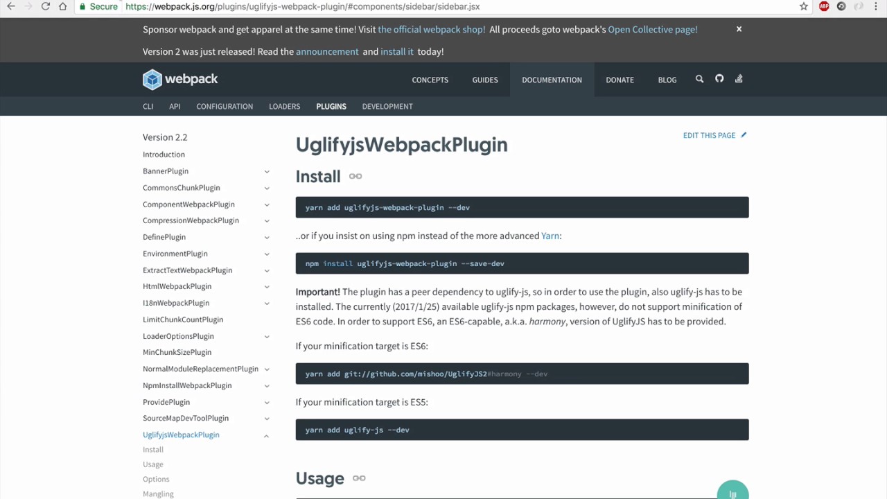 Webpack config inside WordPress