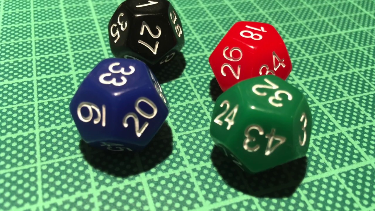 Weird Dice Part 2: Go First Dice