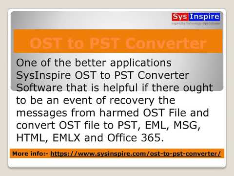 OST to PST Converter